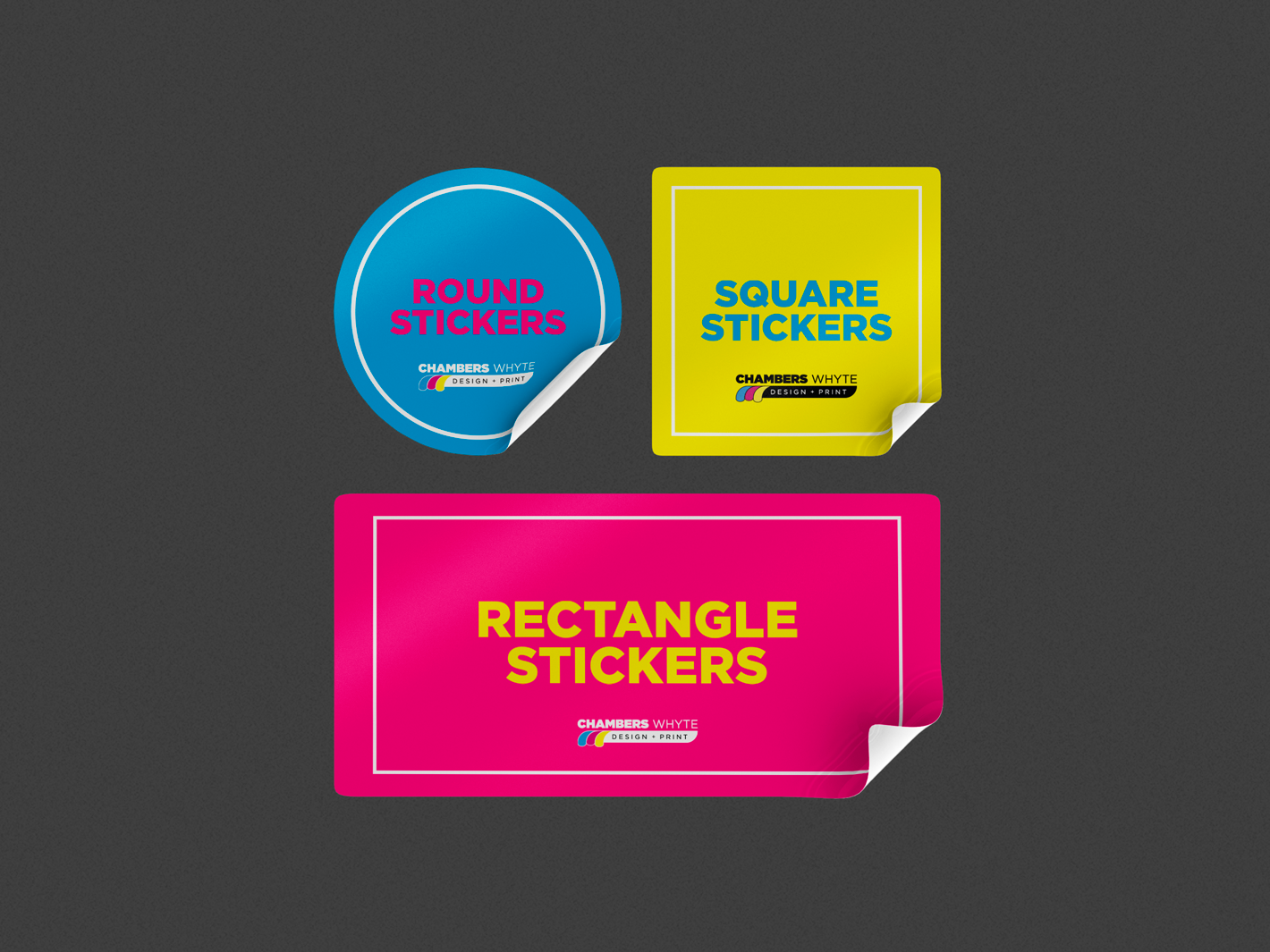 Stickers – Chambers Whyte Design and Print