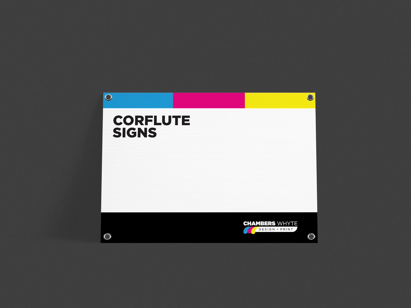 Corflute Signs – Chambers Whyte Design and Print